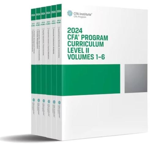 Jual CFA 2024 Program Curriculum Level 2 Vol. 1 - 6 - eBook(DVD) - Kab ...