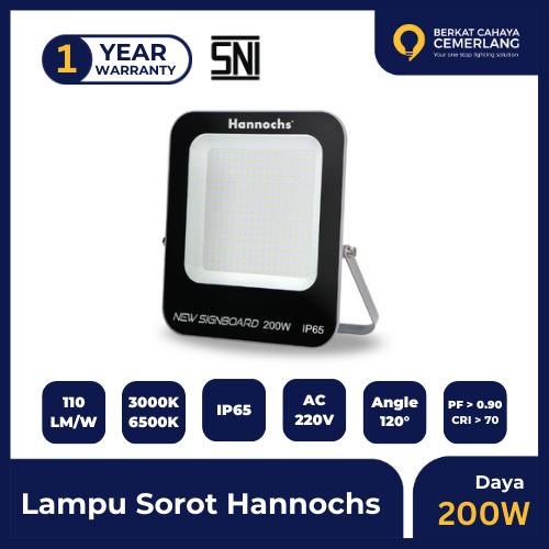 Jual Lampu Sorot LED Hannochs New Signboard 10W 20W 30W 50W 100W 150W 200W - 200W - Jakarta ...