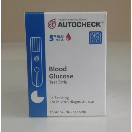 Jual Ready Stock STRIP TEST GULA DARAH GLUCOSA GLUCOSE AUTOCHECK AUTO ...