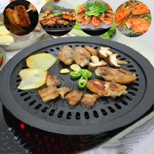 Jual Pangangan Daging BBQ Bulat 32 cm / Grill Pan Baberque Bulat 300 gr ...