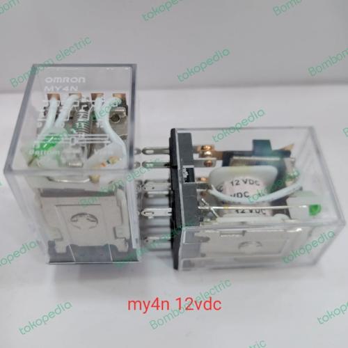 Jual relay omron my4n 12vdc+socket 14 kaki - relay saja - Jakarta Barat ...