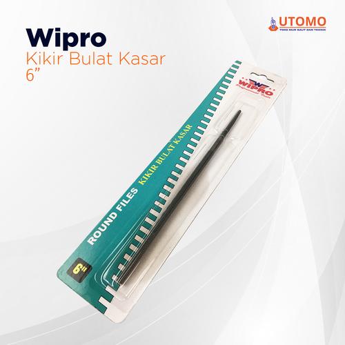 Jual WIPRO Kikir Bulat 6" Inch WIPRO Kasar Round Files Bastard Cut ...