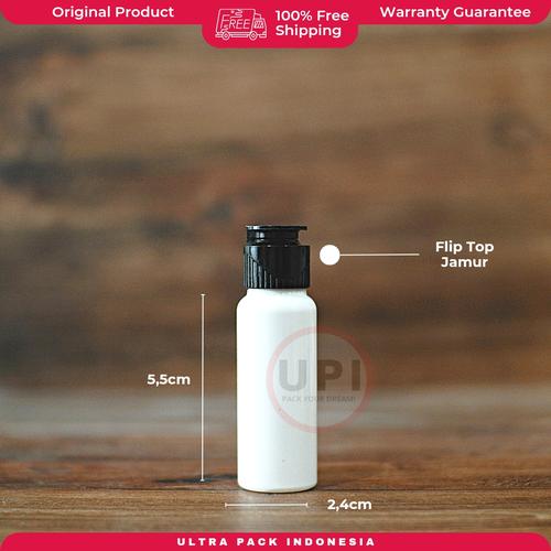 Jual BOTOL PET BR 20ML PUTIH & FLIP TOP JAMUR HITAM - Kota Tangerang ...