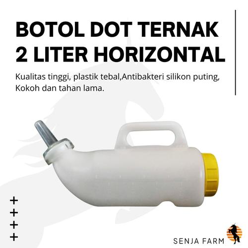 Jual Botol Dot Pedet Anak Sapi Kerbau Kambing Domba 2Liter Horizontal ...