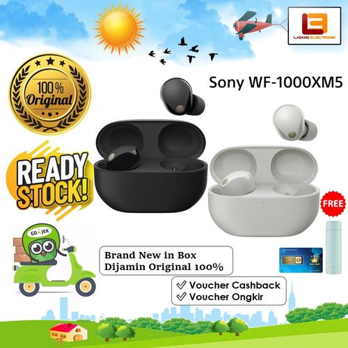 Jual Sony WF 1000XM5 TWS True Wireless Noise Cancelling Earbuds - Hitam ...