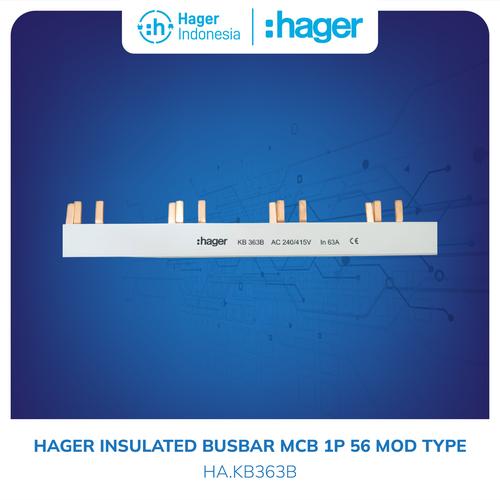 Promo Hager Rel MCB Busbar Sisir MCB 3 Phase 63a 63 ampere 57 Mata ...