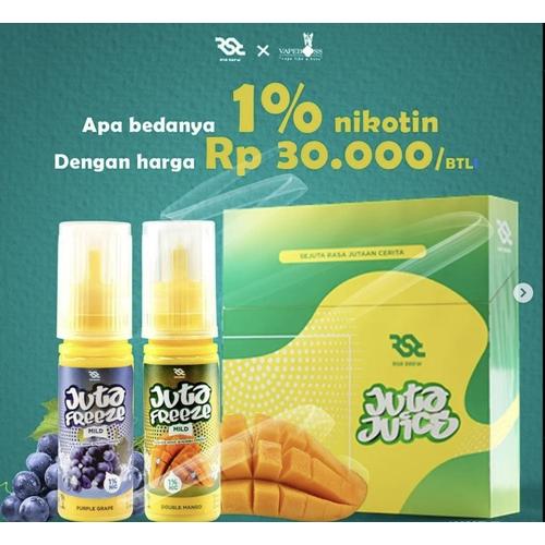 Jual JUTA FREEZE MILD EDITION 15ML BY RSR BREW X VAPE BOSS SALTNIC ...