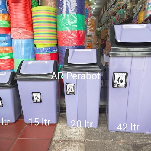 Jual Tong Sampah Tutup Goyang 10ltr/15ltr/20ltr/42ltr PUP Tempat Sampah - 10 ltr - Kota Bekasi ...