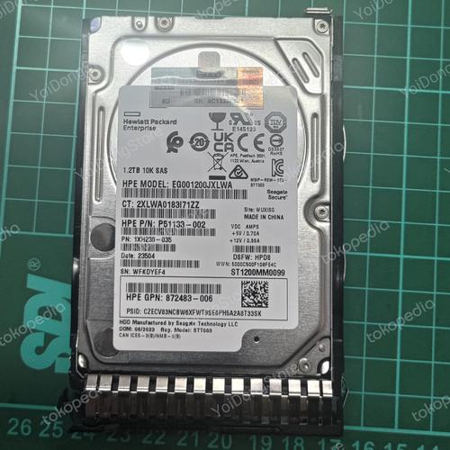 Jual HPE MSA 1.2TB 12G SAS 10K SFF(2.5IN) DUAL PORT ENTERPRISE HARD ...
