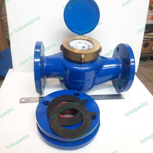Jual Meteran air LM 2" inch / Water meter / Flow Meter Flange LM ...