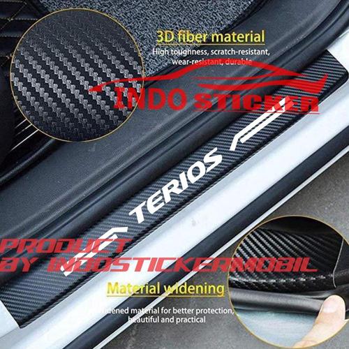 Jual Sticker karbon mobil terios stiker carbon 3d pengaman pijakan kaki ...