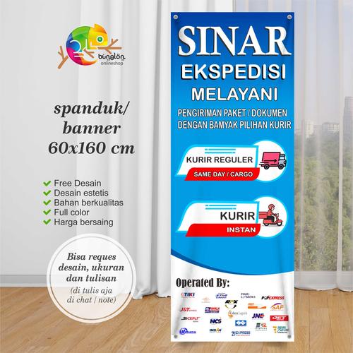 Jual Spanduk Banner 60x160 Cm Ekspedisi Sinar, JNE, J&T, POS, Ninja ...