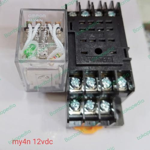 Jual relay omron my4n 12vdc 14 kaki+ socket - Jakarta Barat - shop lestari listrik | Tokopedia