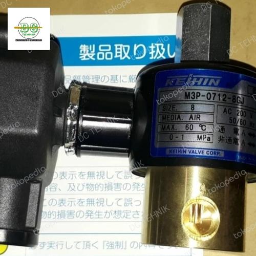 Jual Solenoid Valve KEIHIN M3P-071-8GJ (1/8") AC200V 50/60Hz - Jakarta ...