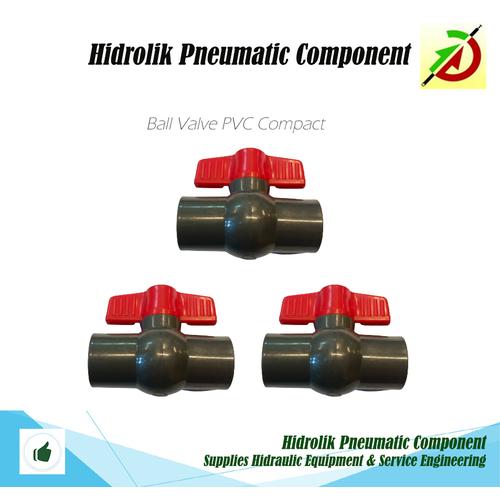 Jual Ball valve pvc compact 2 1/2" inch /Stop kran PVC - Jakarta Barat ...
