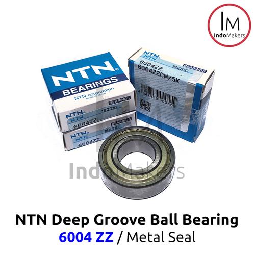 Jual Deep Groove Ball Bearing 6004ZZ Metal Seal - As 20mm NTN Japan ...