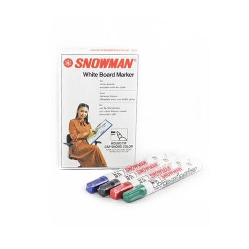 Jual (12Pc) Spidol Whiteboard Snowman Bg 12 / Sepidol Papan Tulis Abg ...