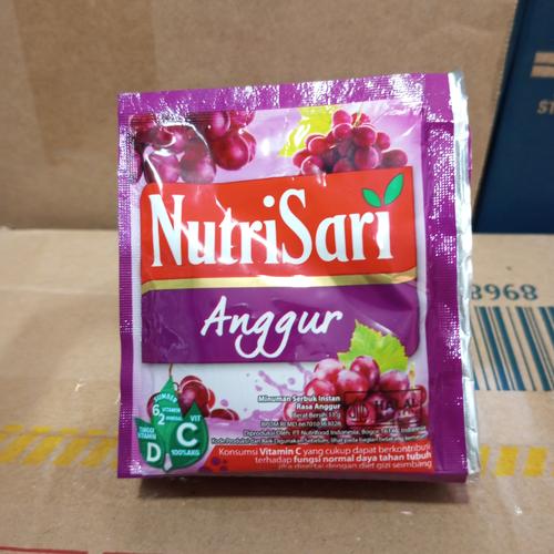 Jual Nutrisari sachet anggur 1 renceng isi 10 sachet - Jakarta Timur ...
