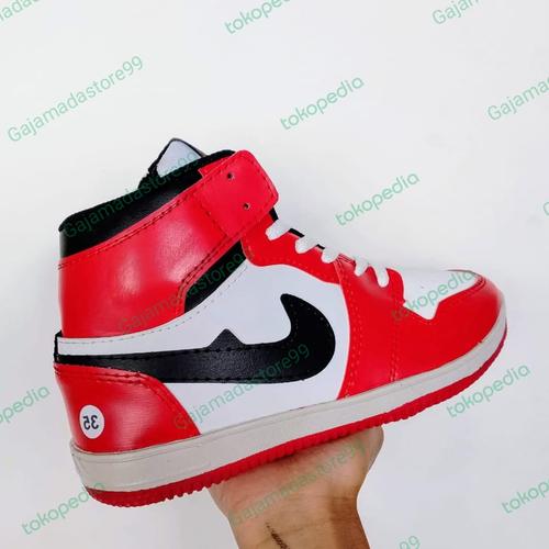 Jual jordan anak/sepatu jordan/sepatu sekolah - merah putih, 38 - Kab ...