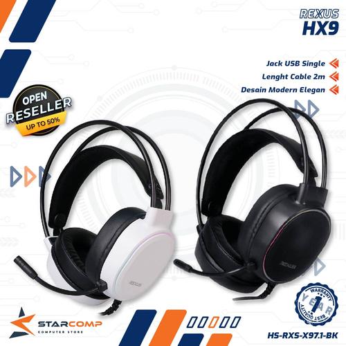 Jual Headset Gaming Rexus Thunderfox HX9 RGB Gaming Headset - Hitam ...