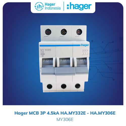 Promo Hager MCB 3 Phase 32a 32 ampere 4.5kA - MY332E - Jakarta Barat - Hager Indonesia | Tokopedia