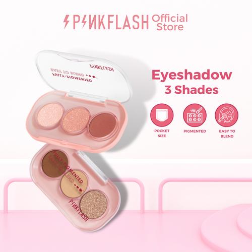 Promo PINKFLASH 3 Shades Eyeshadow Palette Glitter High Pigment PFE23 ...