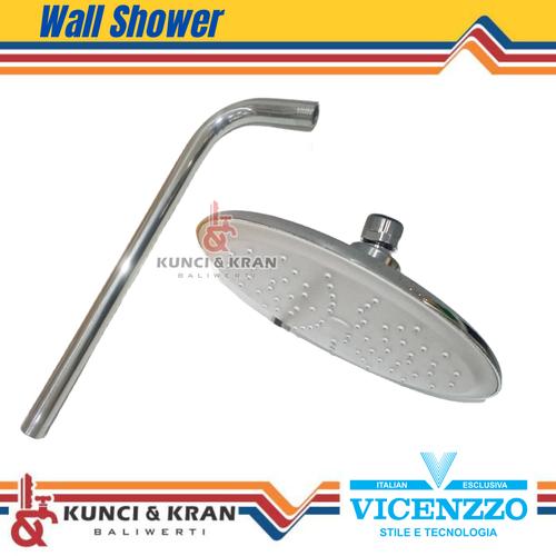 Jual Shower Tanam Dinding bulat 8 inch wall shower round - Kota ...