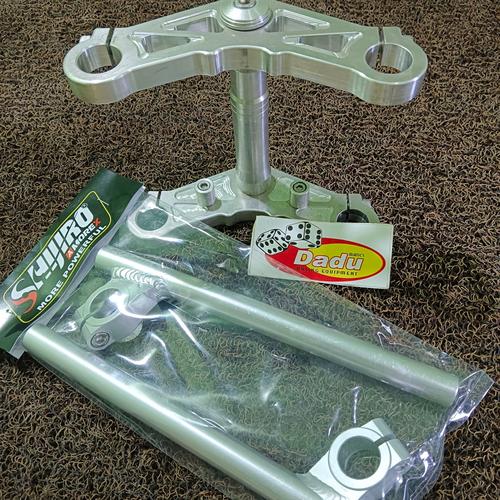 Jual Stang segitiga drag as 26 dural cnc rangka modif bebek matic sport ...