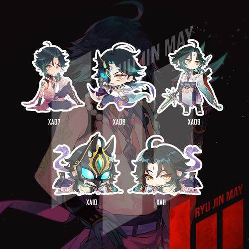 Jual Sticker Anime - Genshin Impact - Xiao - Set B - XA07 - Kab ...