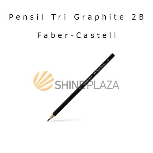 Jual Pensil Komputer Segitiga Faber Castell Tri Graphite Pencil 2B ...