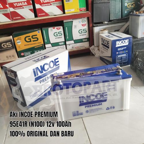 Jual Aki Mobil Genset Excavator Accu INCOE PREMIUM N100 95E41R 12v ...