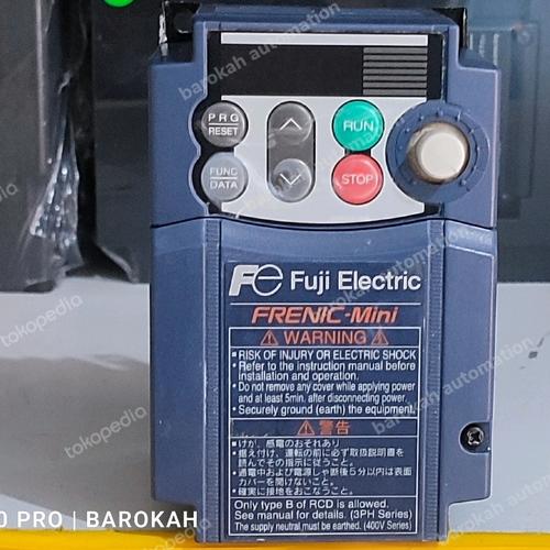 Jual Inverter Fuji Frenic-Mini 0.2Kw 1ph/3ph 220V FRN0002C2S-2A - Kab ...
