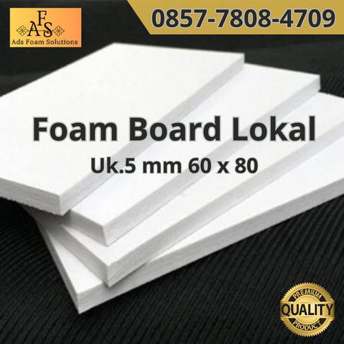 Jual FOAM BOARD LOKAL Ukuran 60 x 85 cm Tebal 5 mm - Jakarta Utara ...