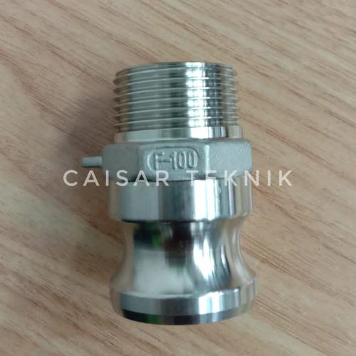 Jual Camp Lock / Camlock Stainless 316 1" inch Type F 100 - Jakarta ...
