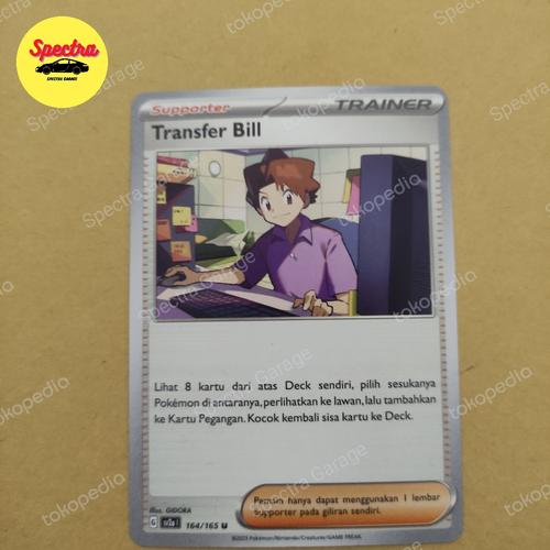 Jual TCG Pokemon transfer bill pokemon 151 trainer - Kota Tangerang ...