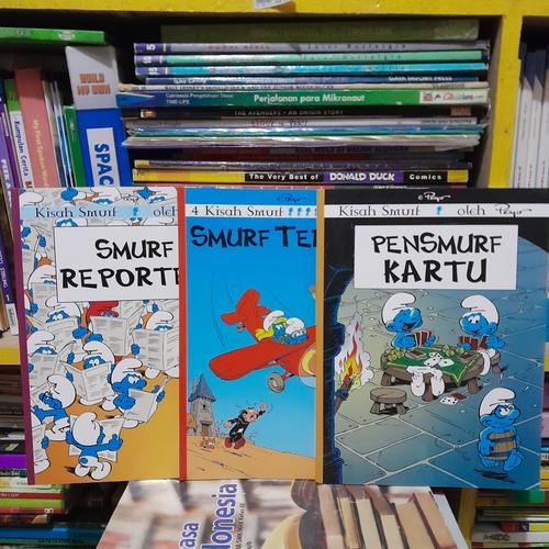 Jual SMURF REPORTER,SMURF TERBANG,PENSMURF KARTU - PEYO - Kota Depok - toko buku michelle ...