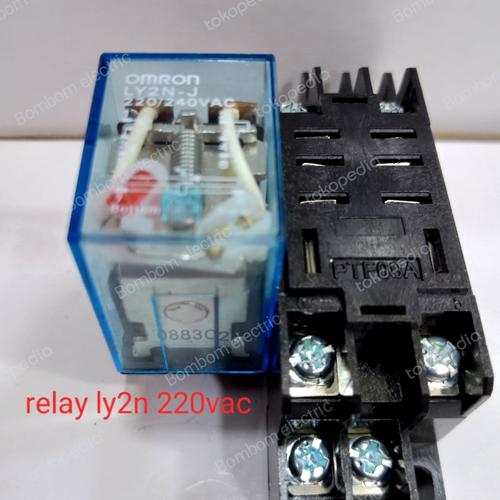 Jual relay omron ly2n 220vac+socket 8pin - Jakarta Barat - shop lestari listrik | Tokopedia