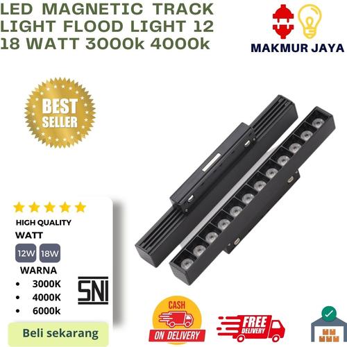 Jual LED MAGNETIC TRACK LIGHT 12 18 WATT COB LED MAGNETIC TRACK LIGHT ...