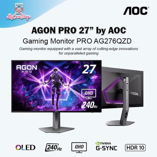 Jual AOC AGON PRO AG276QZD GAMING MONITOR 27" GSYNC QHD 240HZ - Jakarta ...