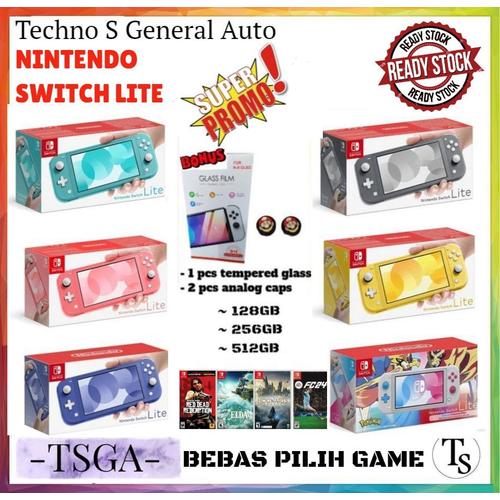 Jual Console Nintendo Switch Lite Full game 128Gb/256Gb/512Gb - Turqoise, 128Gb - Jakarta Barat ...