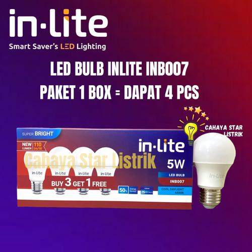 Jual Lampu INLITE/IN-LITE Led Bulb Bohlam Murah 5W/7W/9W/12W/15W ...