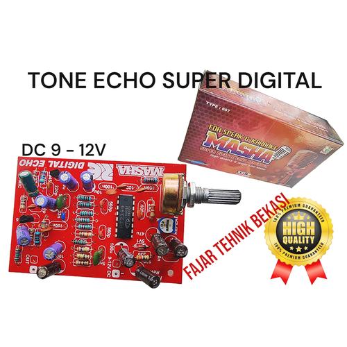 Jual KIT MODUL PCB TONE CONTROL SUPER DIGITAL ECHO REPEATER MIC KARAOKE ...