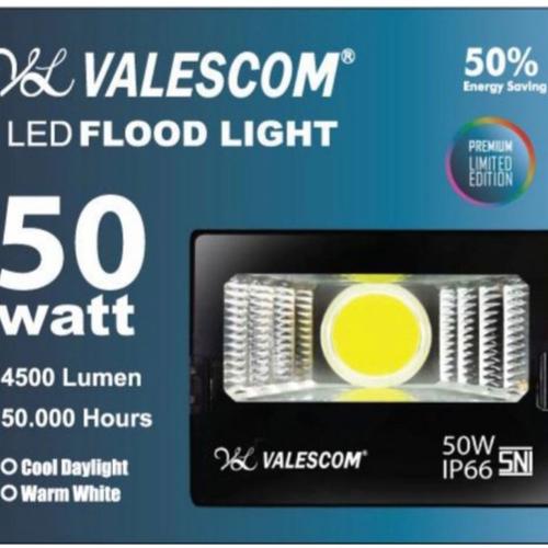 Jual Lampu Sorot Led Floodlight 50W 50 Watt Mata COB Bulat - wandi 50W ...
