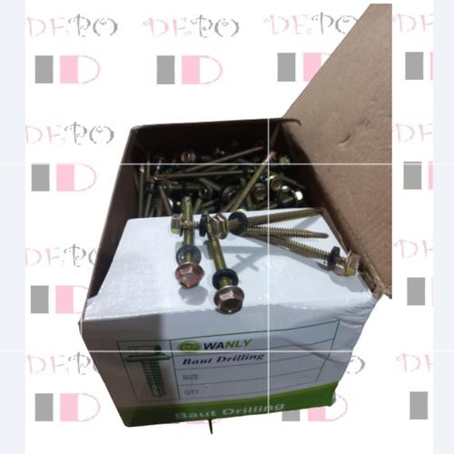 Jual Baut Roofing 12 x 70 ( 7CM ) Baut Rofing 1 box Baut Mur Pengencang ... Jual Baut Roofing 12 x 70 ( 7CM ) Baut Rofing 1 box Baut Mur Pengencang ...