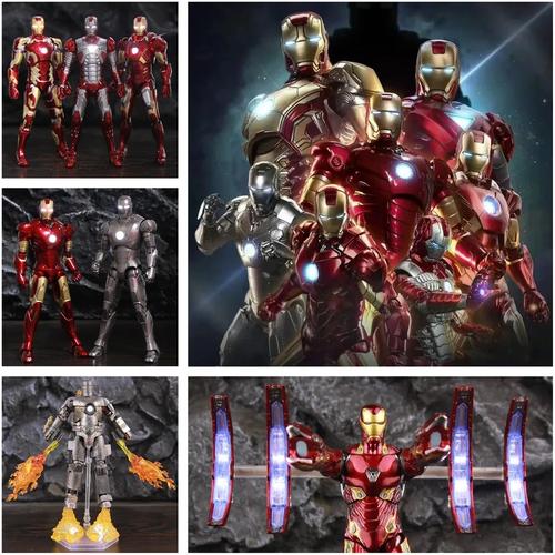 Promo ZD Toys Original Avengers Ironman 2 Iron man Mark 3 with Led ...