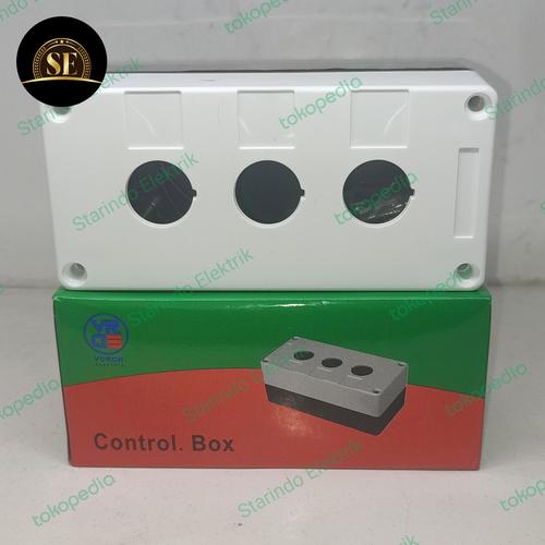 Jual VORGE Push Button Box 3 Hole Tiga Lubang Three Lobang no larkin ...
