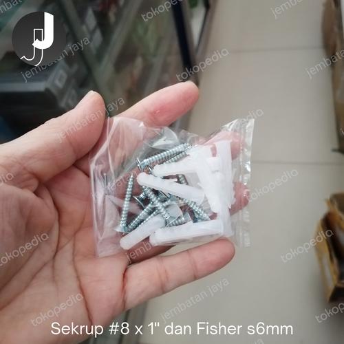 Jual Sekrup Skrup Baut Dan Fisher #8x1" Fisher S6mm - Kota Pontianak ...