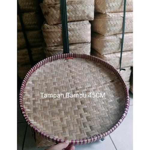 Jual Tampah bambu 45CM tempat nasi tumpeng jajanan pasar dll - Kota ...