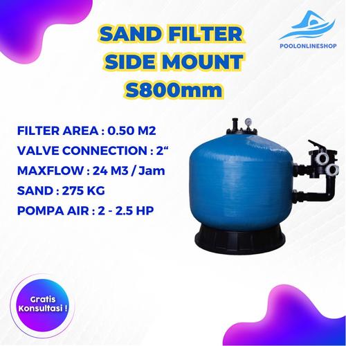 Jual Sand Filter SS800mm 32Inch Side Mount - Kab. Sleman - Pool ...