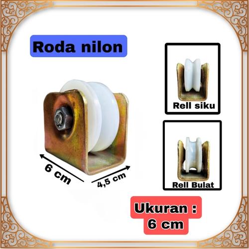 Jual roda nilon 8 cm pintu pagar - rell bulat - Kab. Tegal ...